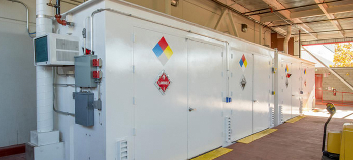 US Coatings offers prefabricated hazardous material storage buildings ...
